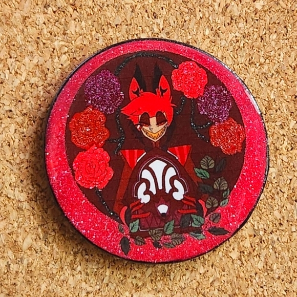 Handmade | Art | Alastor Pin Hazbin Hotel | Poshmark